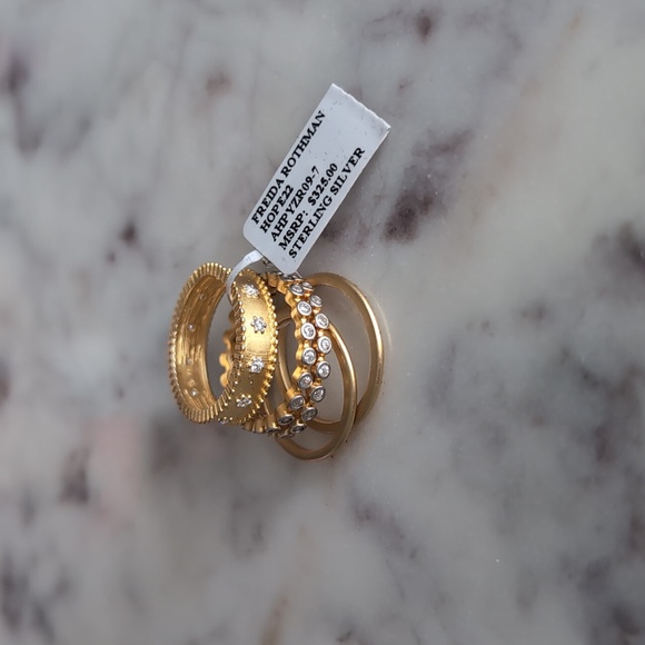 Freida Rothman | Jewelry | Nwt Freida Rothman Stacking Ring Set | Poshmark
